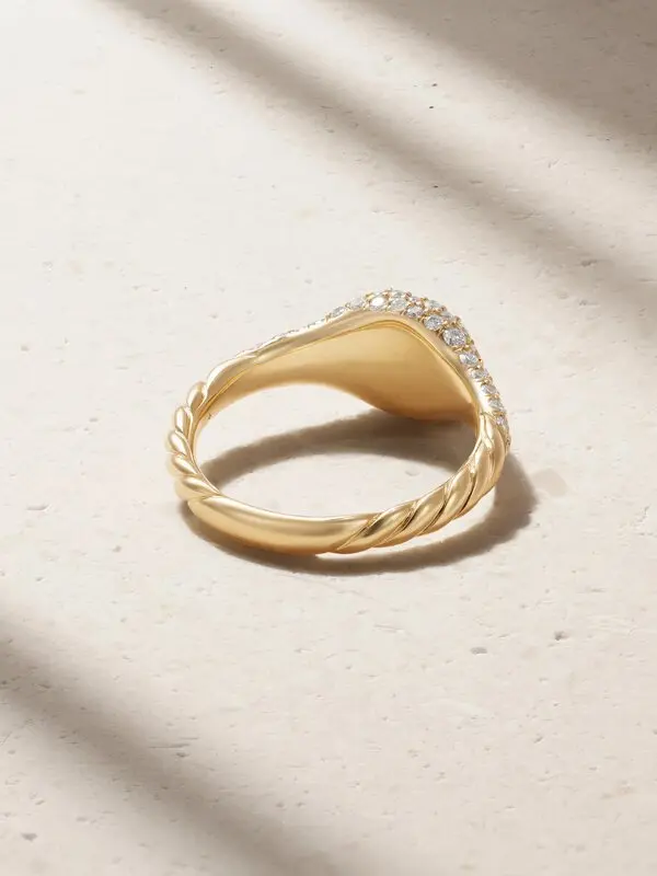 David Yurman Petite Pavé 18-karat Diamond Ring
