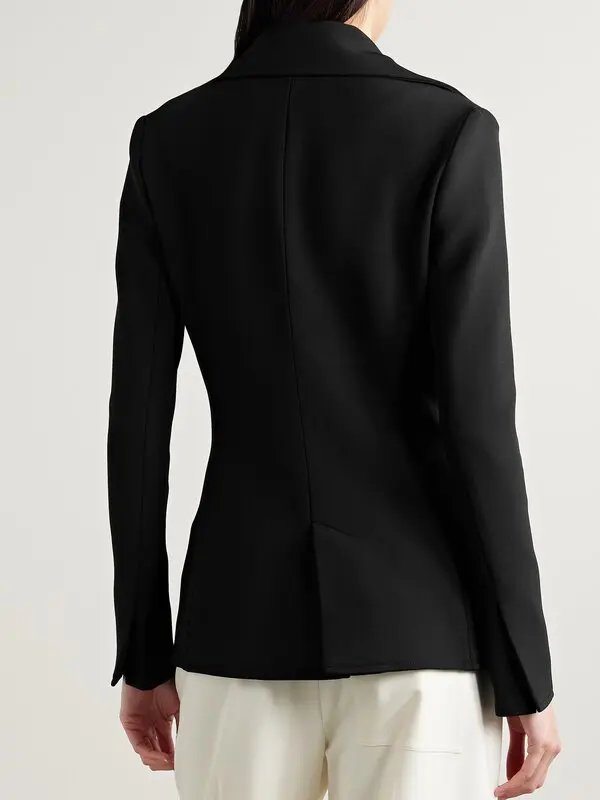 Proenza Schouler Marine Double-breasted Twill Jacket