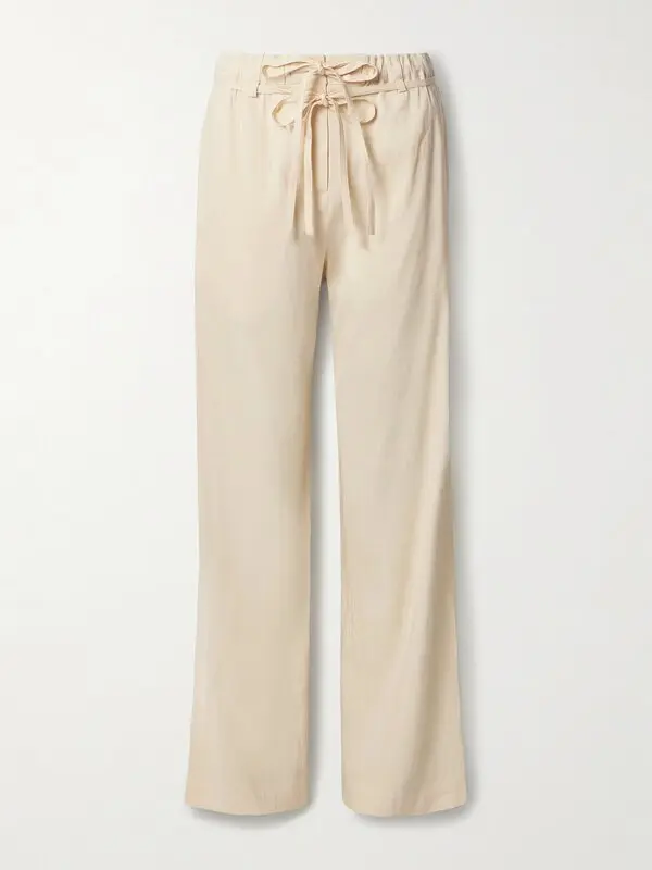 Proenza Schouler White Label Magnus Linen-blend Pants - Neutrals