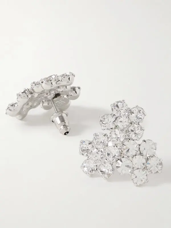 JENNIFER BEHR Violet Swarovski Crystal Earrings