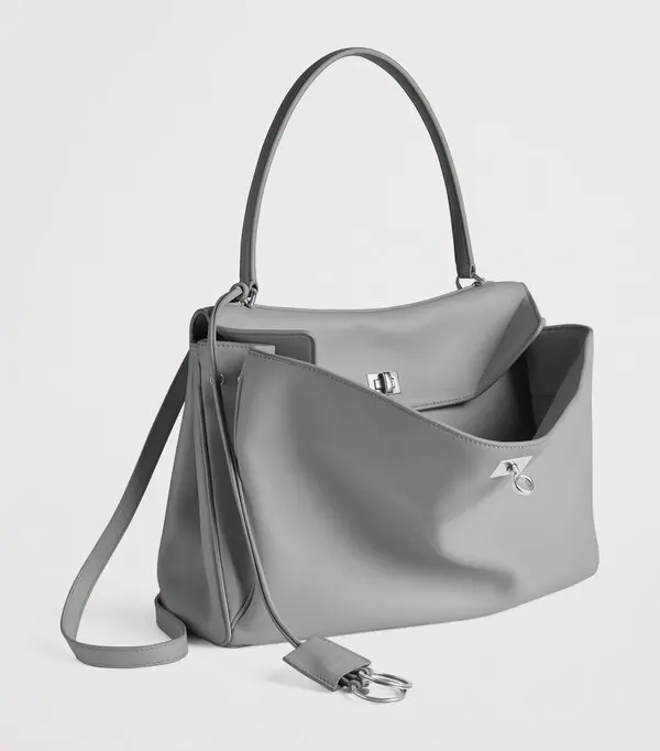 Balenciaga Medium Calfskin Shoulder Bag - Black