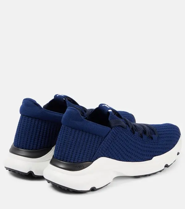 TOD'S Knitted Lace-up Sneakers
