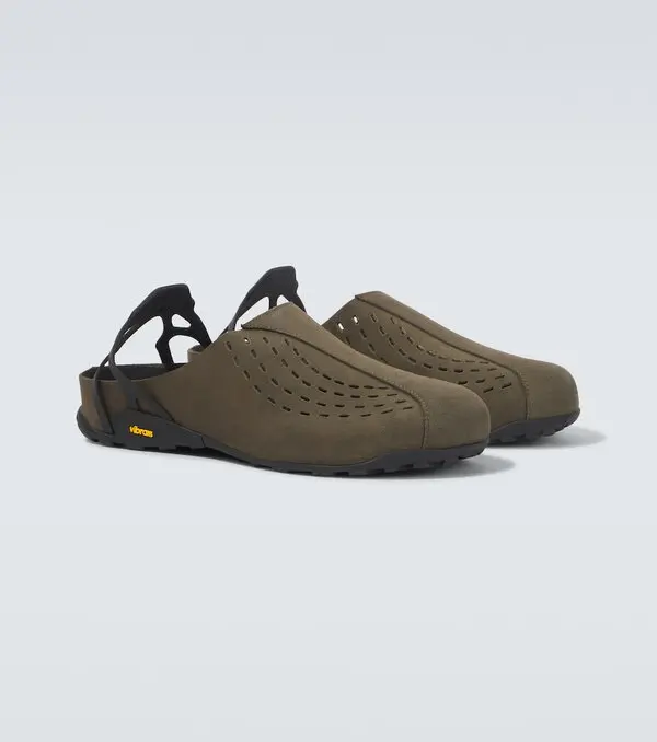 ROA Fedaia Leather Mules - Brown