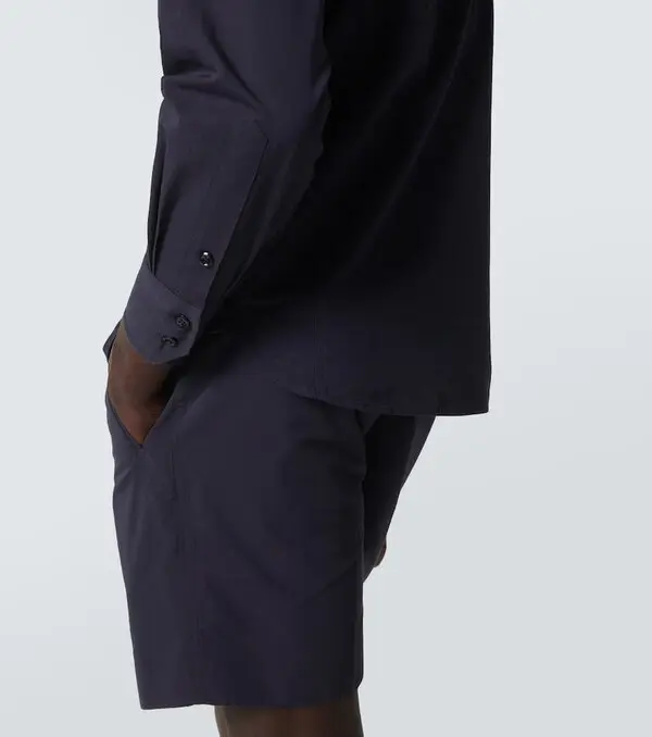 TOM FORD Cotton And Silk Poplin Shirt