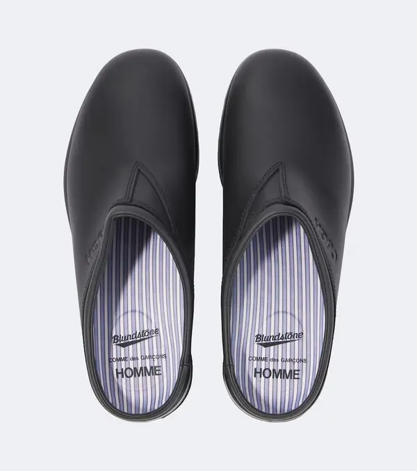 Comme Des Garçons Leather Mules