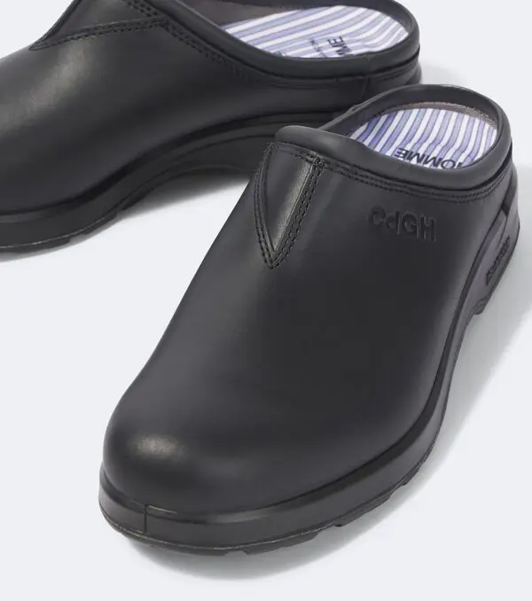 Comme Des Garçons Leather Mules