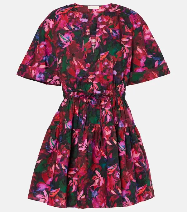 Ulla Johnson Nadira Floral Cotton Minidress - Multicoloured