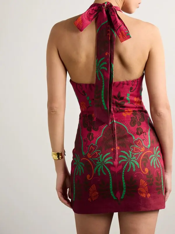 Cara Cara Perla Printed Mini Dress