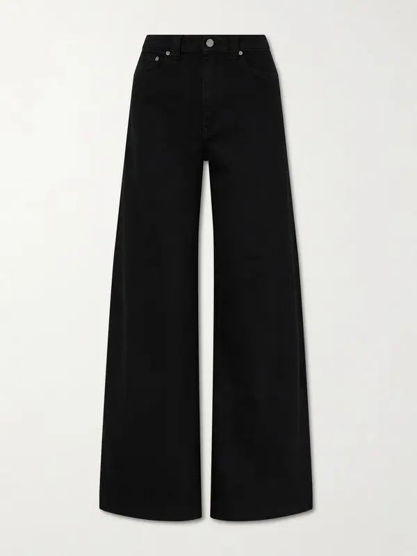 Khaite Dane High-rise Wide-leg Jeans