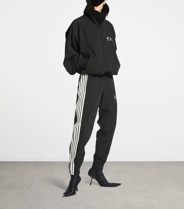 Balenciaga Fitted Track Pants With Side Stripes