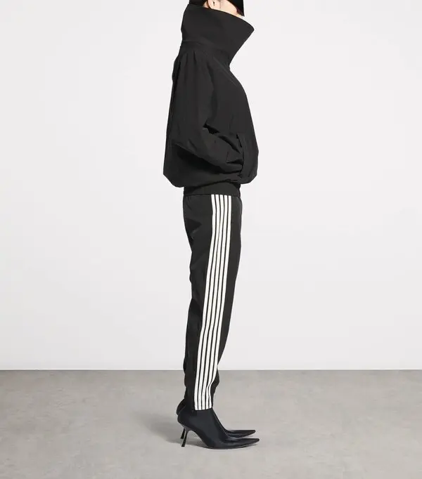 Balenciaga Fitted Track Pants With Side Stripes