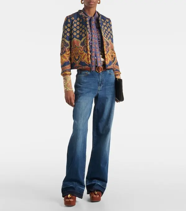 Ag Wide-leg Denim Jeans