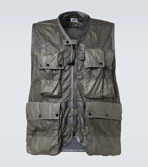 C.P. COMPANY Cs Ii Logo Technical Vest - Grey