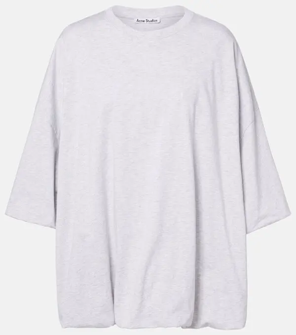 Acne Studios Cotton Jersey Top - Grey