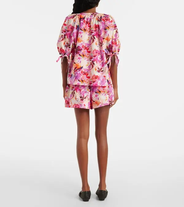 Ulla Johnson Vienne Floral Cotton Blouse - Multicoloured