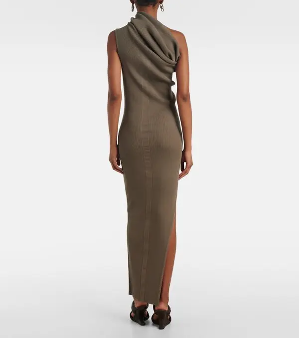 Rick Owens One-shoulder Maxi Dress