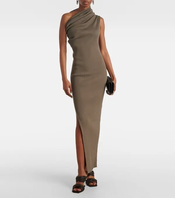 Rick Owens One-shoulder Maxi Dress