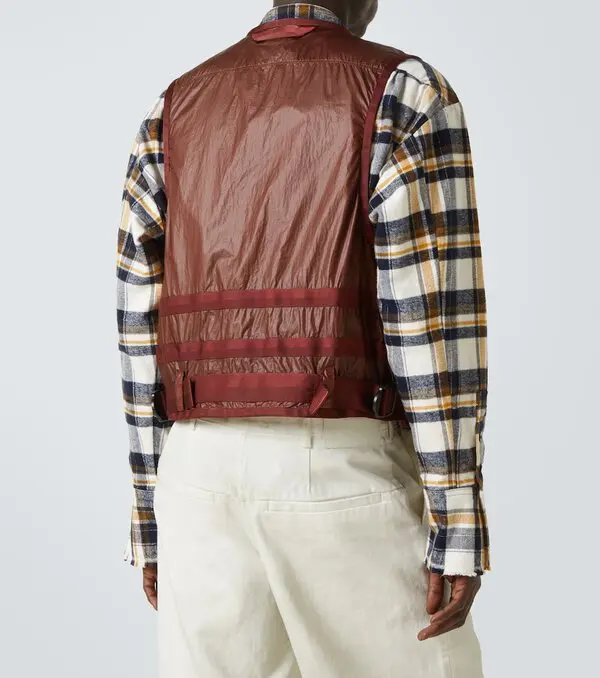 C.P. COMPANY Cs Ii Logo Technical Vest - Brown