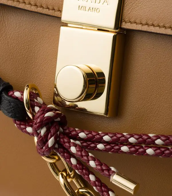 Prada Soft Sound Shoulder Bag - Brown