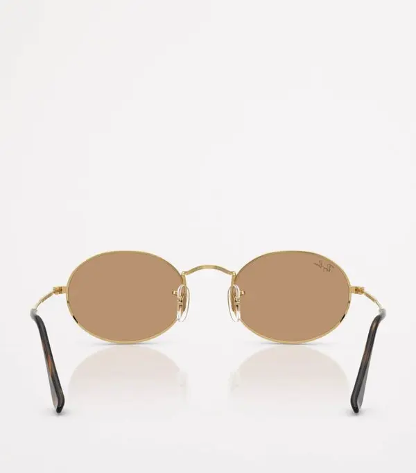 Ray-ban Rb3547 Oval Metal Sunglasses
