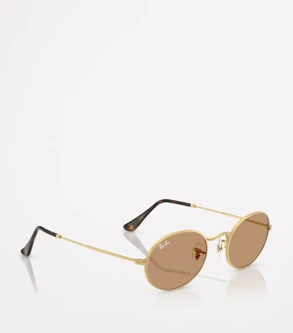 Ray-ban Rb3547 Oval Metal Sunglasses