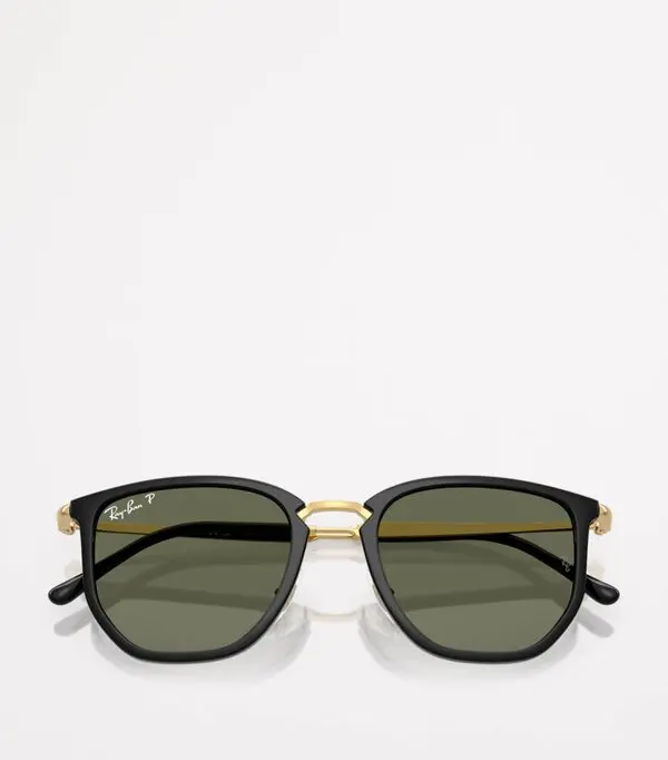 Ray-ban Irregular Frame Sunglasses - Black