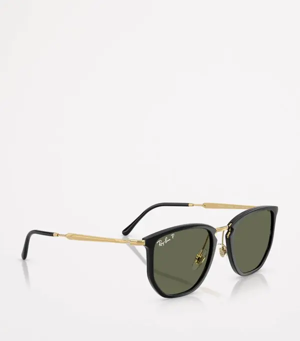 Ray-ban Irregular Frame Sunglasses - Black