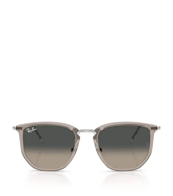 Ray-ban Irregular Frame Sunglasses - Grey