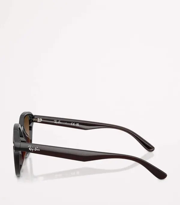 Ray-ban Rb4458d Square Frame Sunglasses - Brown