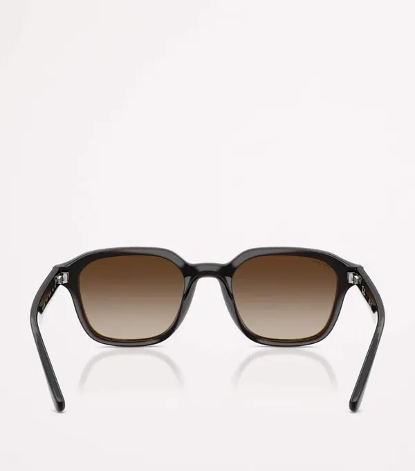 Ray-ban Rb4458d Square Frame Sunglasses - Brown