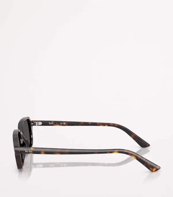 Ray-ban Tortoiseshell Square Frame Sunglasses - Brown