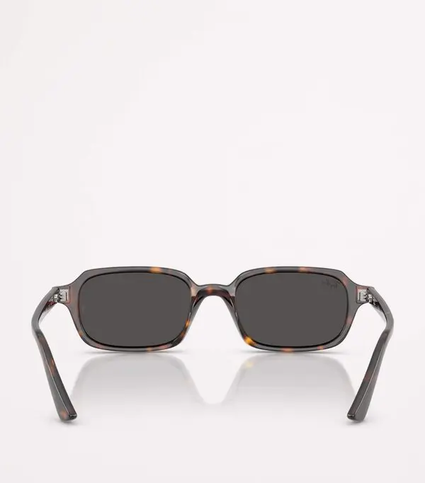 Ray-ban Tortoiseshell Square Frame Sunglasses - Brown