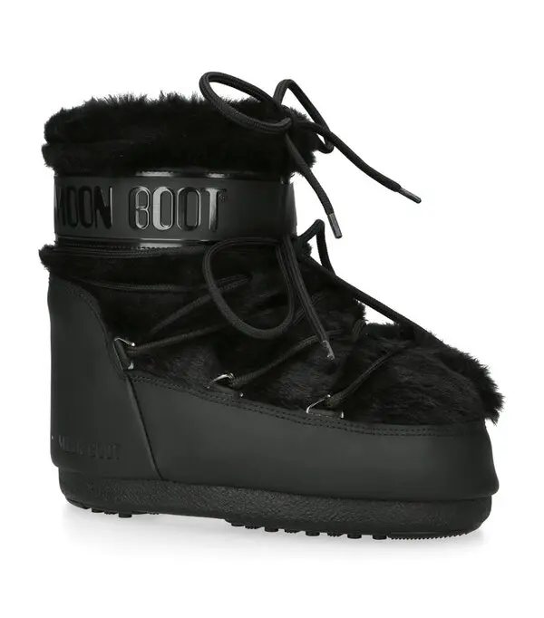 Moon Boot Faux Fur Icon Low Ankle Boots