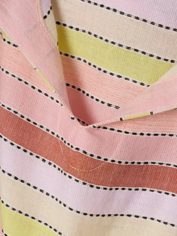 LEMLEM Beritu Hooded Striped Cotton-blend Coverup