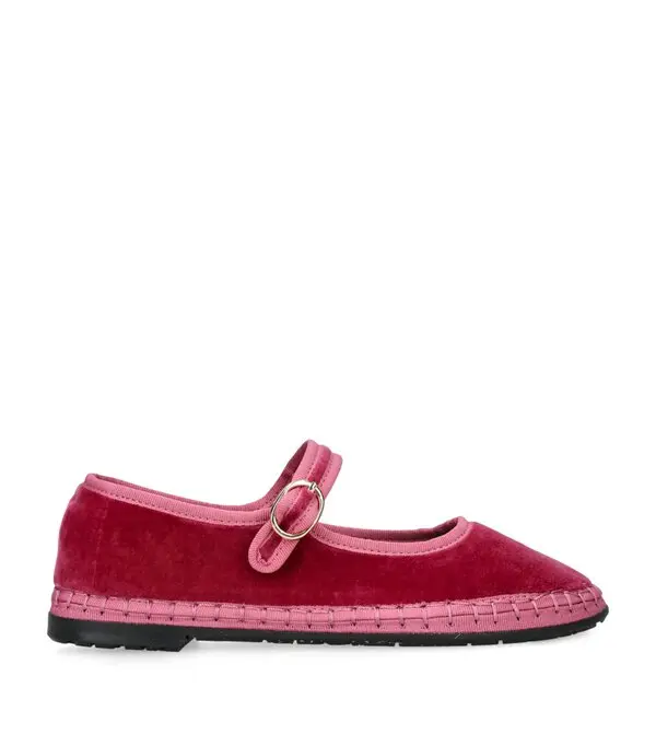 FLABELUS Frances Mary Jane Shoes - Pink