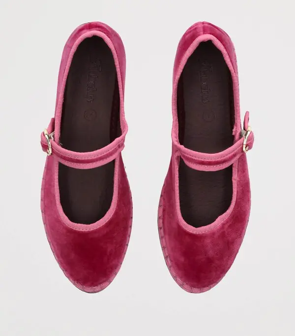 FLABELUS Frances Mary Jane Shoes - Pink