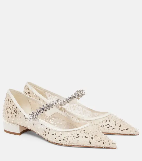 JIMMY CHOO Embellished Mary Jane Pumps