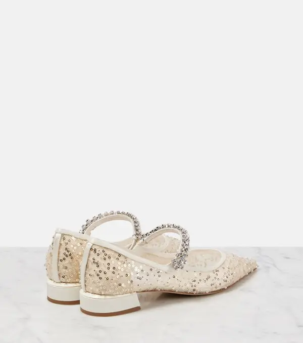 JIMMY CHOO Embellished Mary Jane Pumps