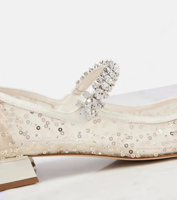 JIMMY CHOO Embellished Mary Jane Pumps