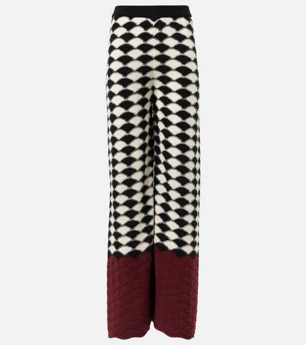 La DoubleJ Lounge Wool Wide-leg Pants