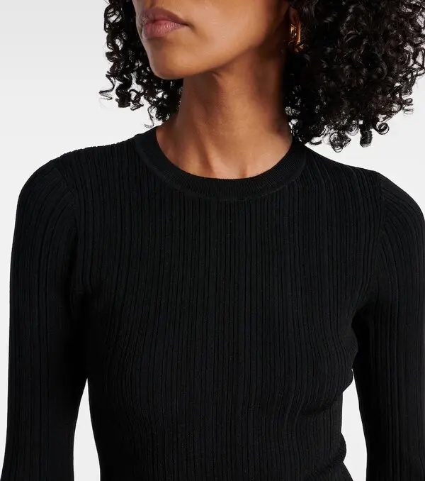 Veronica Beard Vaughn Satin-trimmed Midi Dress