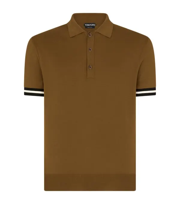 TOM FORD Cotton-blend Polo Shirt