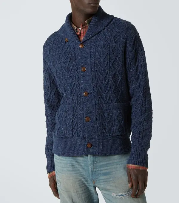 Ralph Lauren Cable-knit Shawl Collar Cardigan