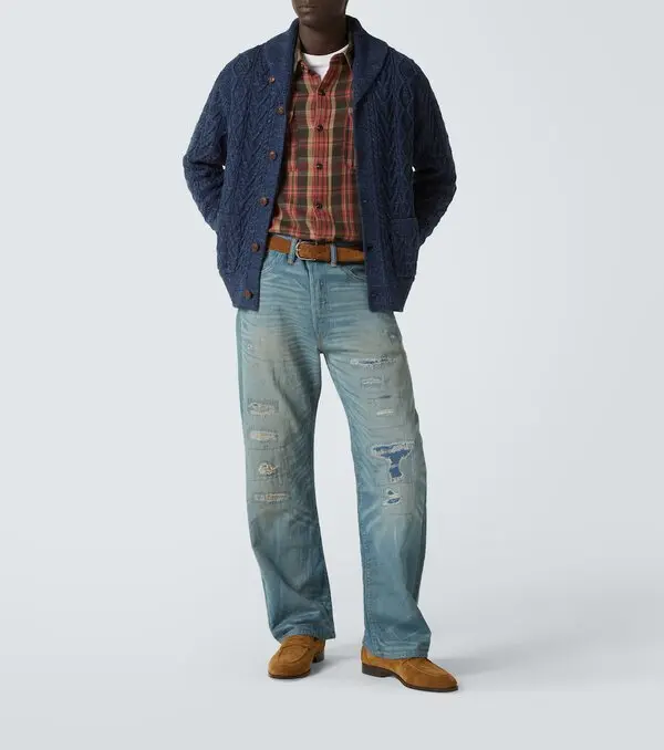 Ralph Lauren Cable-knit Shawl Collar Cardigan