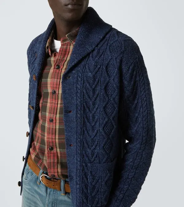 Ralph Lauren Cable-knit Shawl Collar Cardigan