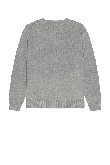 WAO Wool Blend Round Neck Cardigan