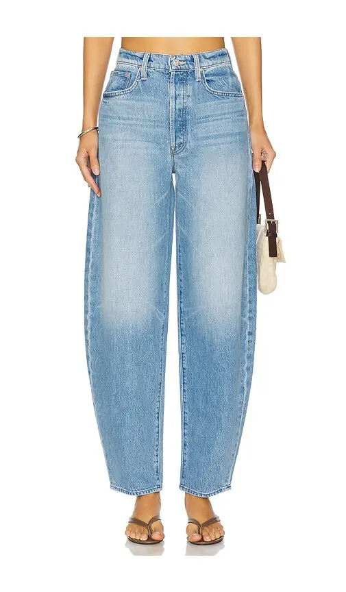 MOTHER The Fangirl Button Skimp Jeans In . Also - Blue