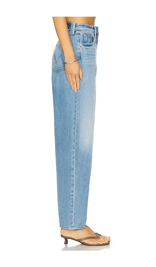 MOTHER The Fangirl Button Skimp Jeans In . Also - Blue