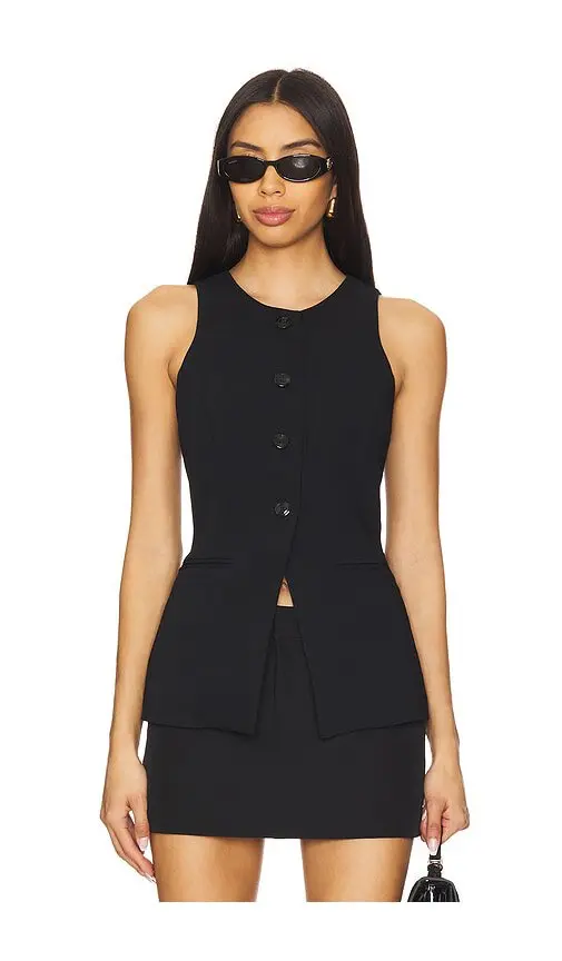 Good American Luxe Suiting Sculpted Vest