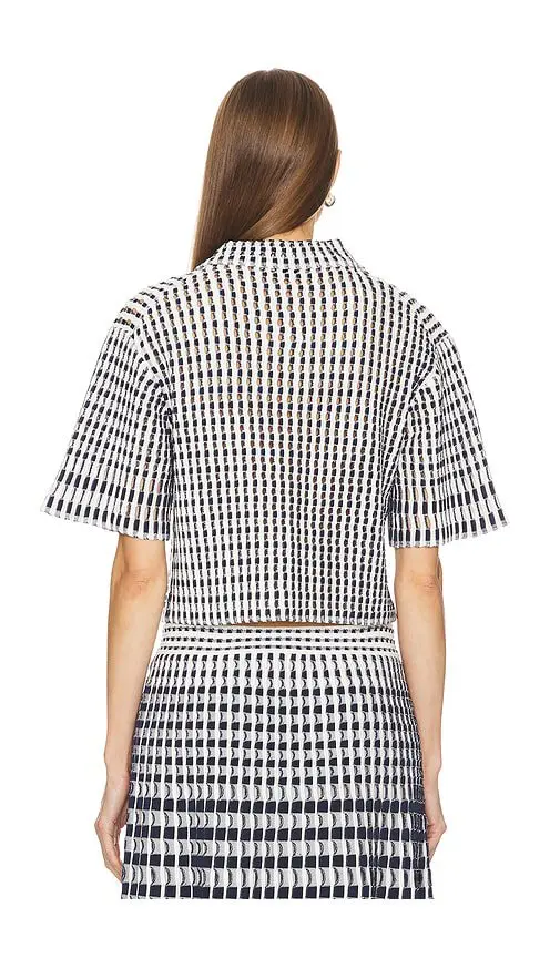 Simkhai Adley Cropped Polo